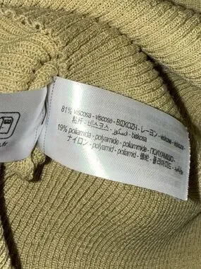 Zara | Sweaters | Zara Sage Green Off Shoulder Sweater Ribbed Knit Top ...